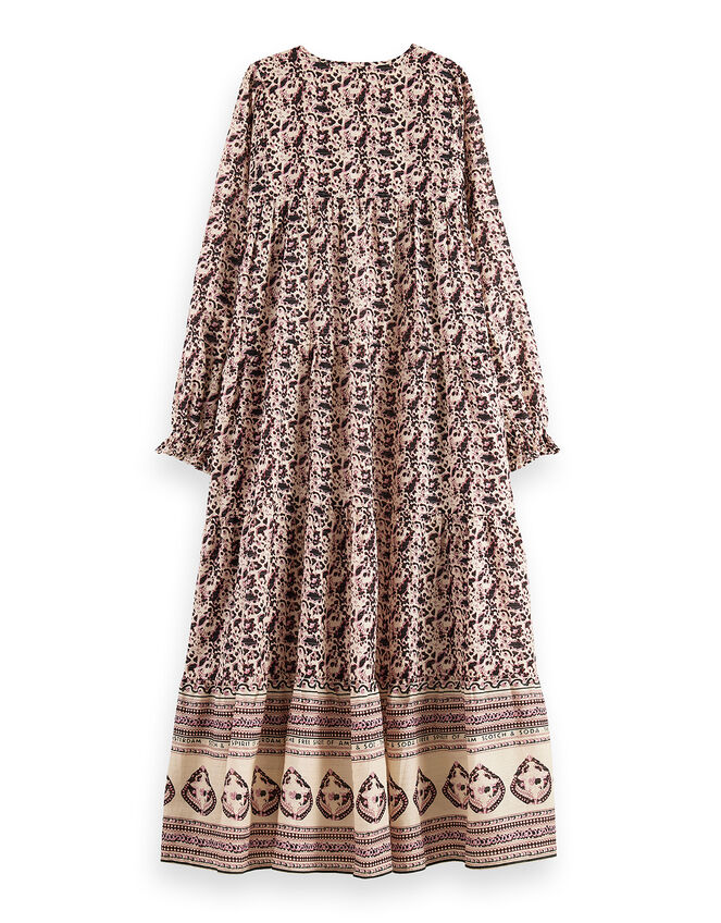 Scotch and Soda Print Maxi Dress Multi