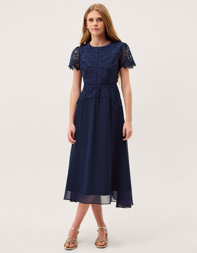 Monica Lace Prom Dress Blue | Prom Dresses & Shoes | Monsoon Global.