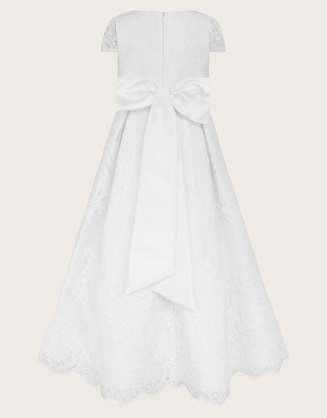 Lola Lace Communion Dress White | Girls' Dresses | Monsoon Global.