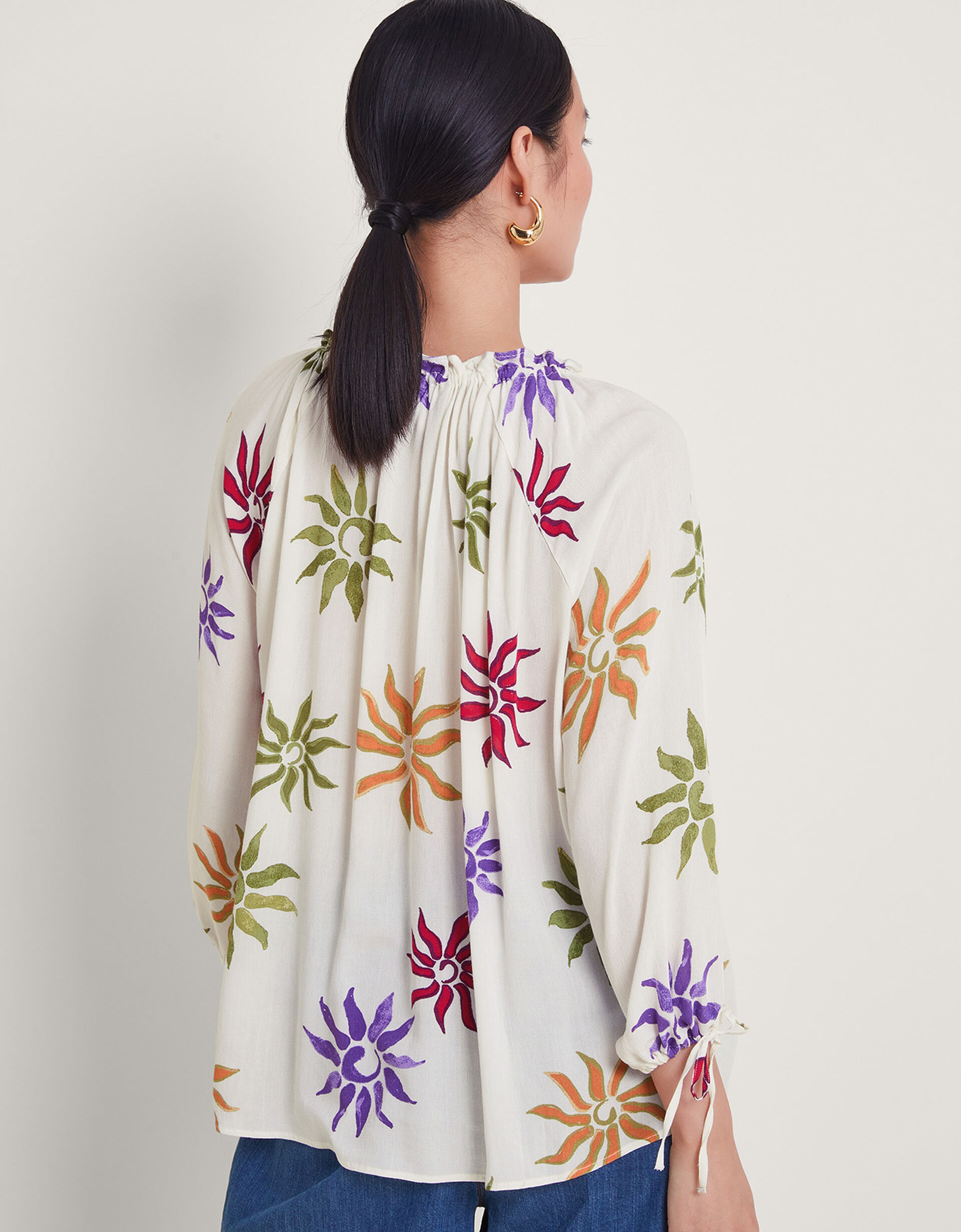 Summer Sun Top Ivory | Tops & T-shirts | Monsoon US.