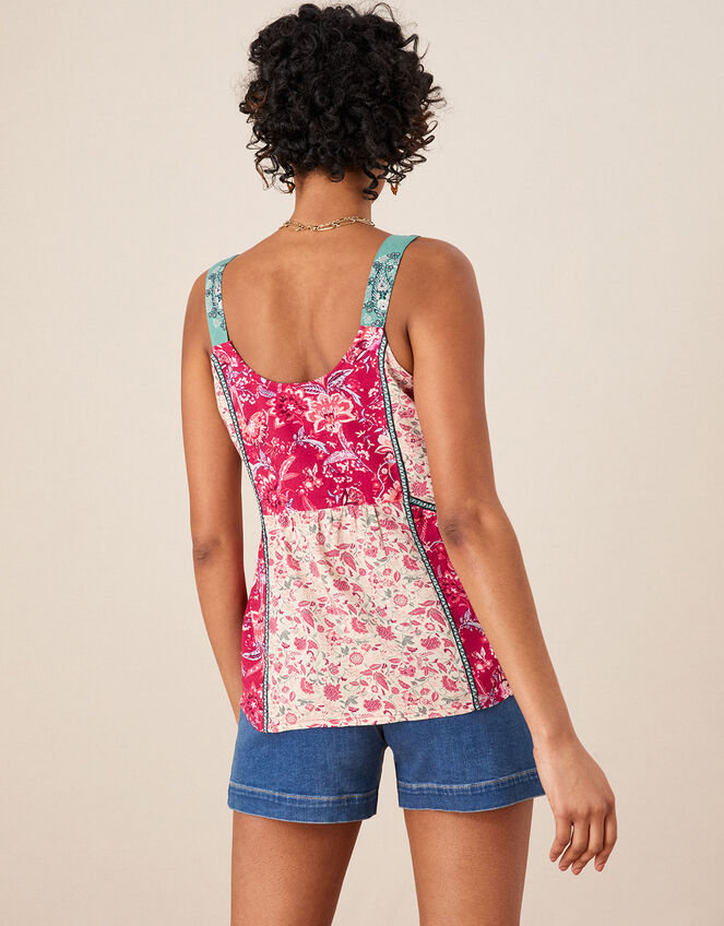Tile Print Cami Pink