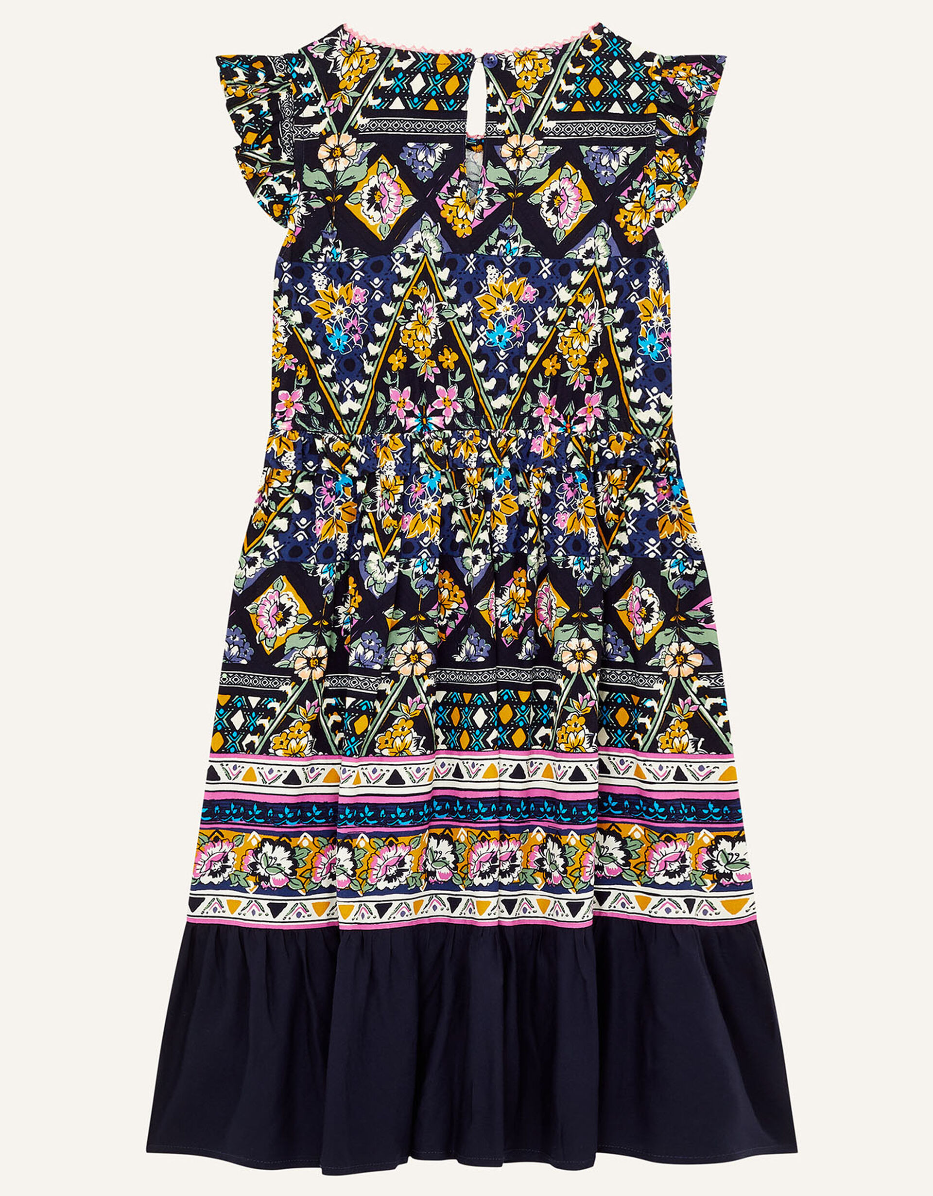 MINI ME Pablo Printed Dress Blue | Girls' Dresses | Monsoon US.
