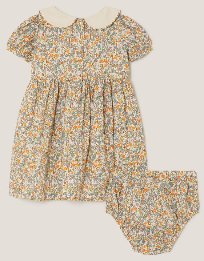 Baby Darcie Duck Smocked Dress & Knickers Set Yellow | Baby Girl ...