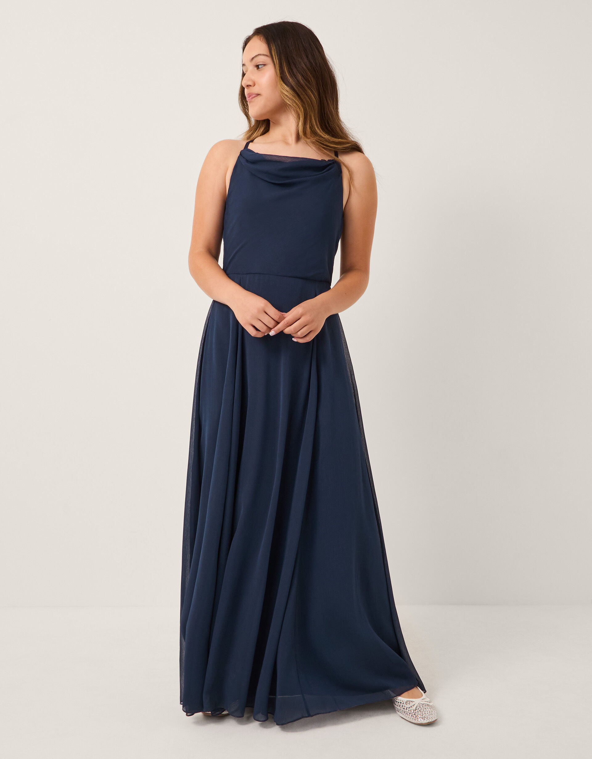 Cali Cowl Neck Prom Dress Blue | Prom Dresses & Shoes | Monsoon US.