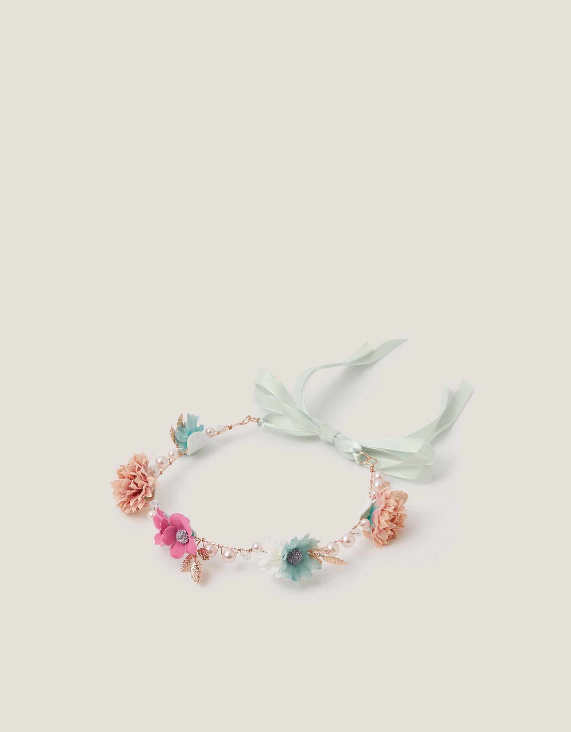 Corsage Flower Crown | Accessories | Monsoon US.