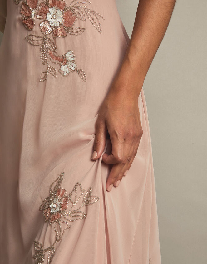 August Embellished Maxi Dress Pink | Evening Dresses | Monsoon US.