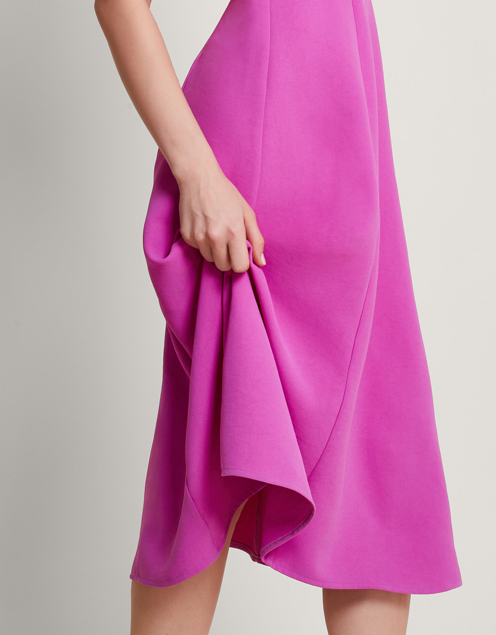 Poppy Flared Dress Pink | Evening Dresses | Monsoon US.