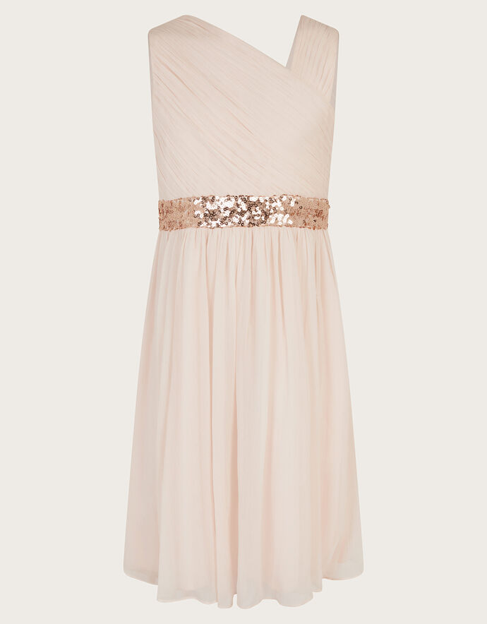 Abigail One-Shoulder Dress Pink | Prom Dresses & Shoes | Monsoon US.
