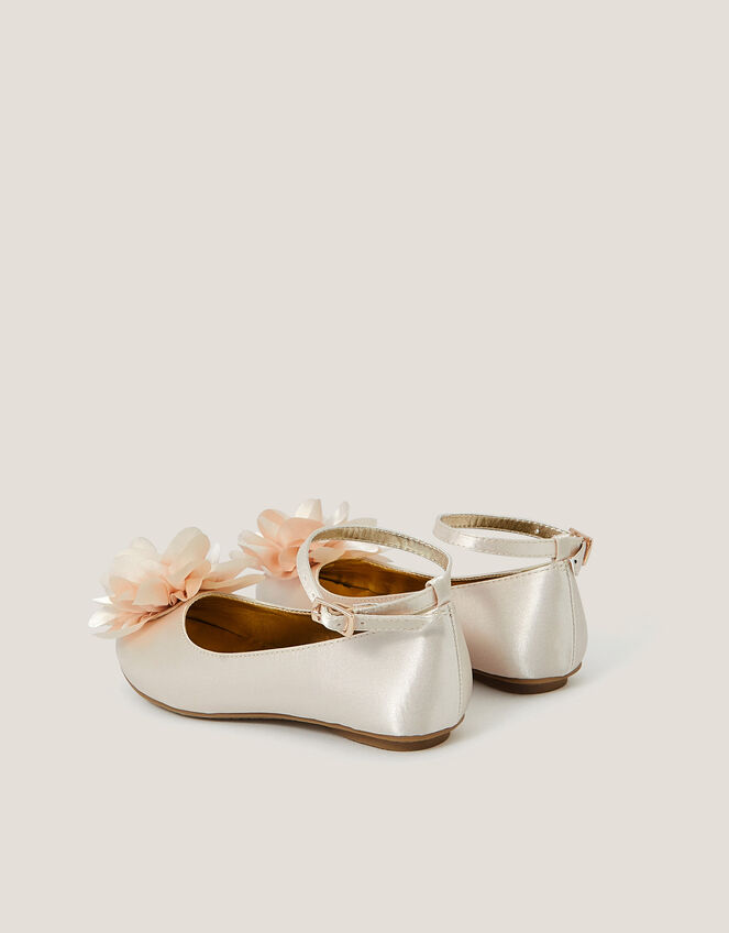 Anise Flower Ballet Flats Gold | Girls' Flat Shoes | Monsoon Global.