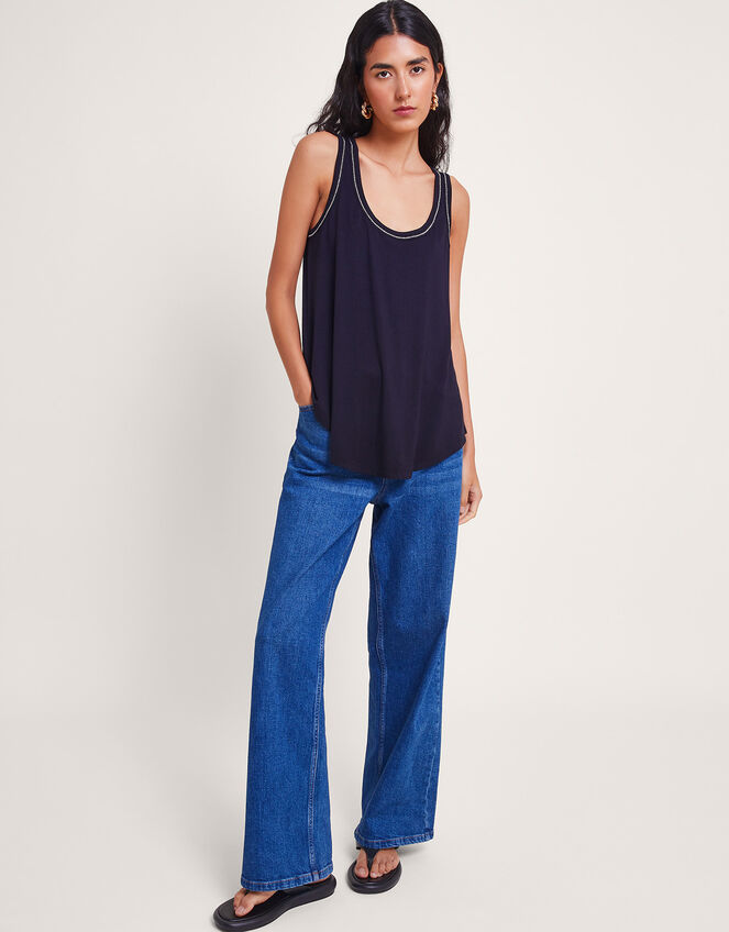 Jess Jersey Cami Top Black | Vests, Camisoles And Sleeveless Tops ...