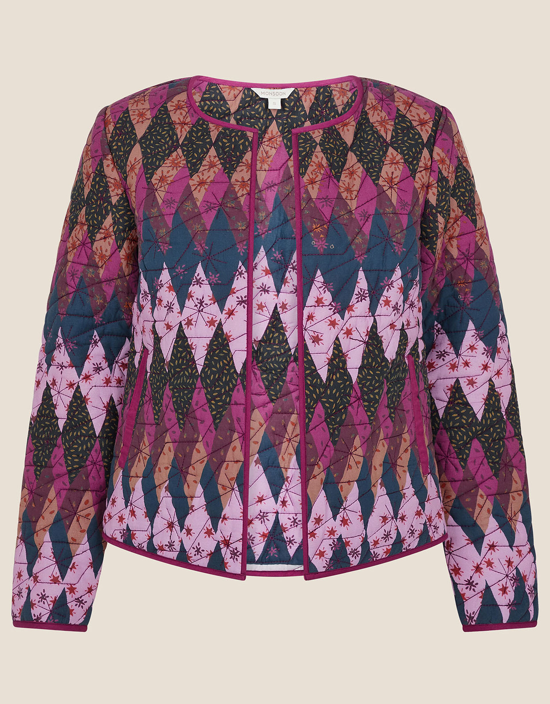 Gianna Jacket in Organic Cotton Red