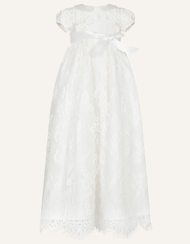 Baby Provenza Silk Christening Dress Ivory | Baby Girl Dresses | Monsoon Global.
