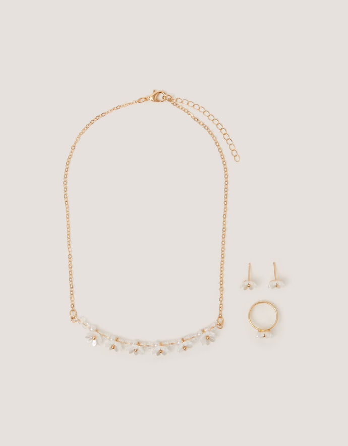 Beaded Flower Jewellery Set | Accessories | Monsoon US.