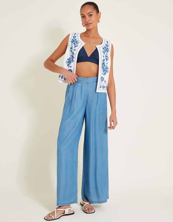 Suzie Bikini Top Blue | Bikini tops | Monsoon Global.