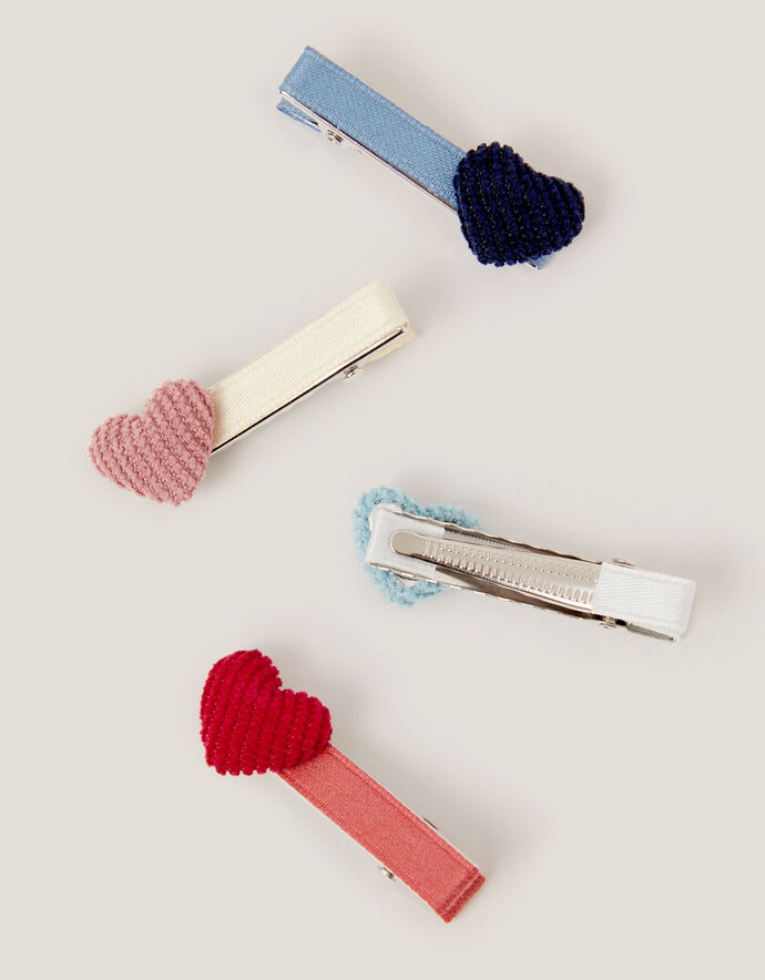 4-Pack Mini Heart Hair Clips | Accessories | Monsoon US.