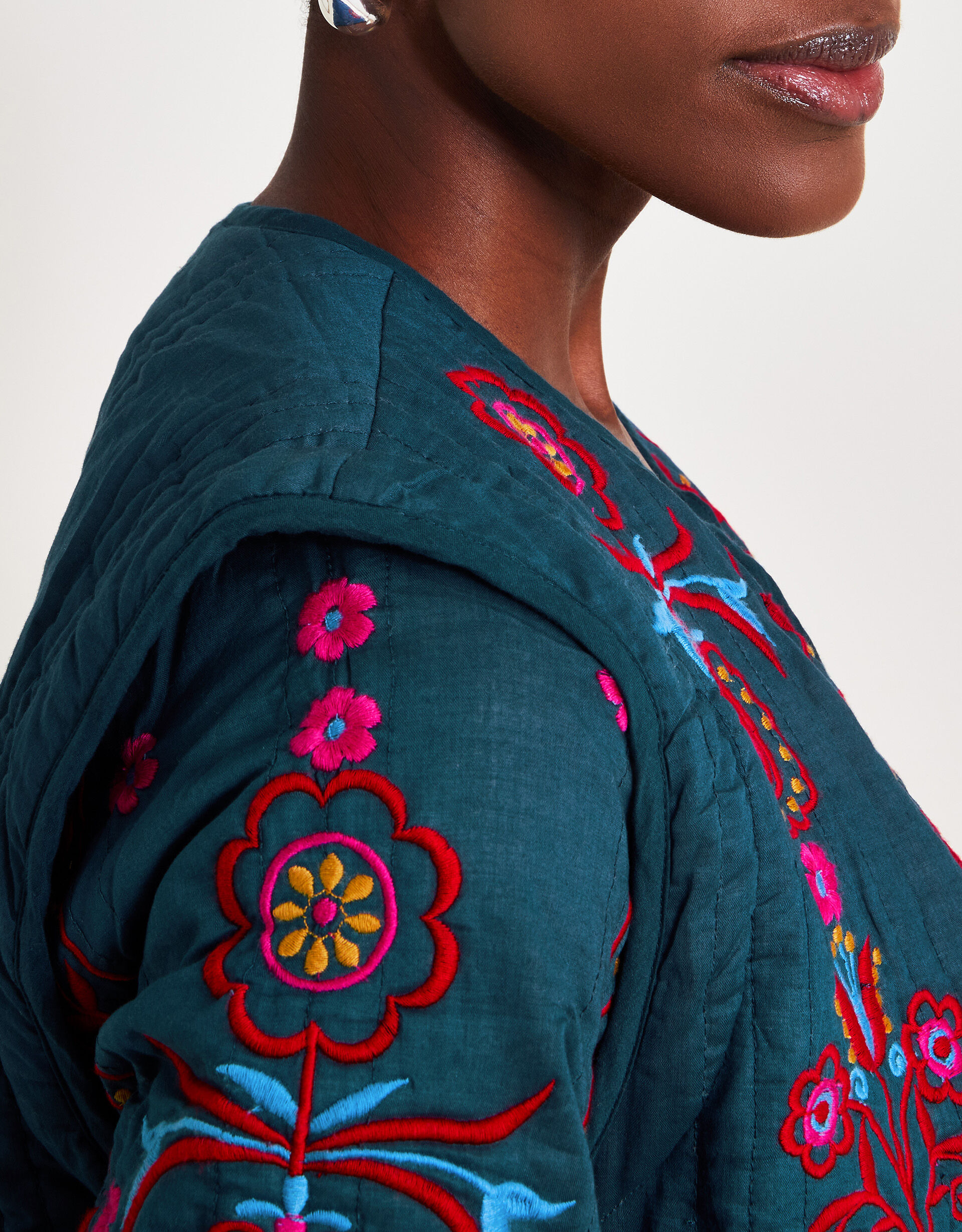 Matilda Tie Jacket Blue | Casualwear | Monsoon US.