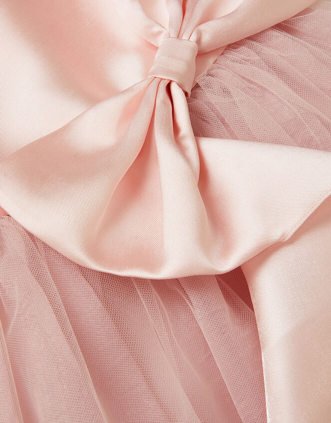 Waterfall Bow Tulle Dress Pink | Girls' Dresses | Monsoon US.