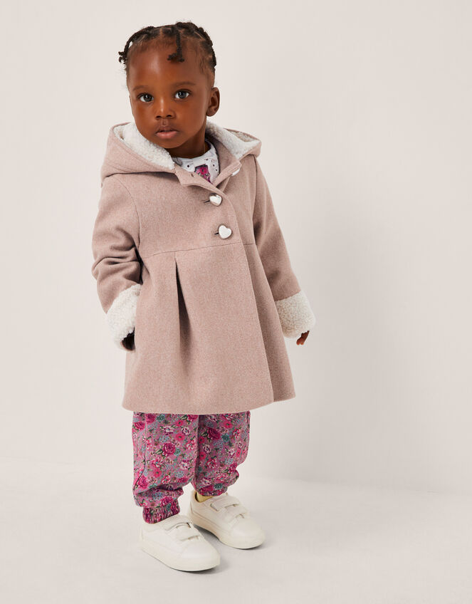 Baby Bunny Hooded Coat Camel | Children's Outerwear | Monsoon ROI.