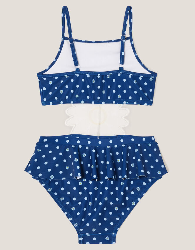 Amalfi Daisy Polka Dot Swimsuit Blue | Girls' Beach & Swimwear ...