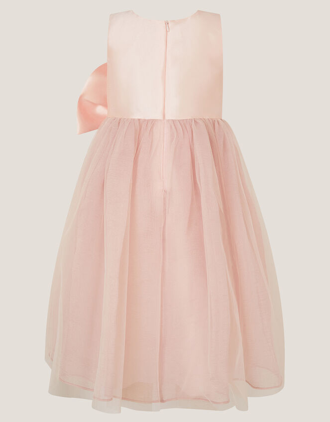 Waterfall Bow Tulle Dress Pink | Girls' Dresses | Monsoon Global.