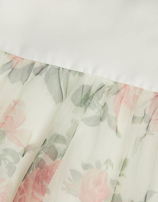 Alice Rose Print Maxi Dress Ivory | Girls' Dresses | Monsoon ROI.