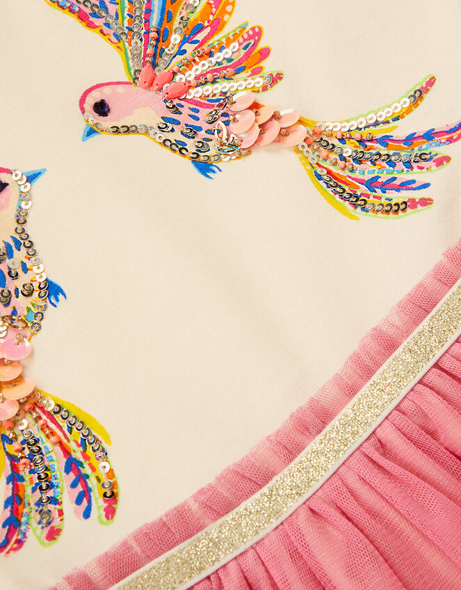 Ombre Embellished Hummingbird Disco Dress Pink | Girls' Dresses ...