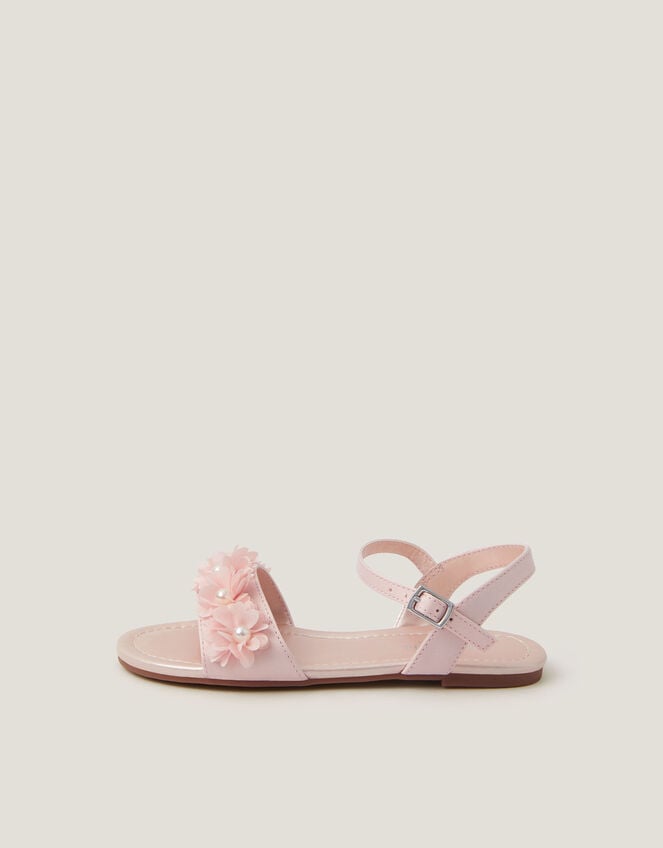 Pearl Flower Sandals Pink | Girls' Sandals | Monsoon Global.