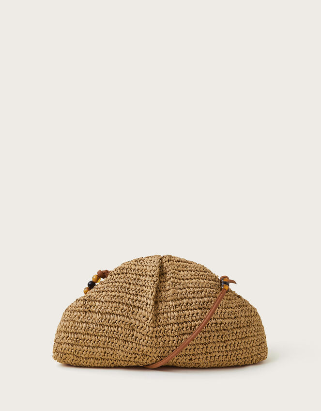 Natural Raffia Clutch Bag | Women's Accessories | Monsoon US.