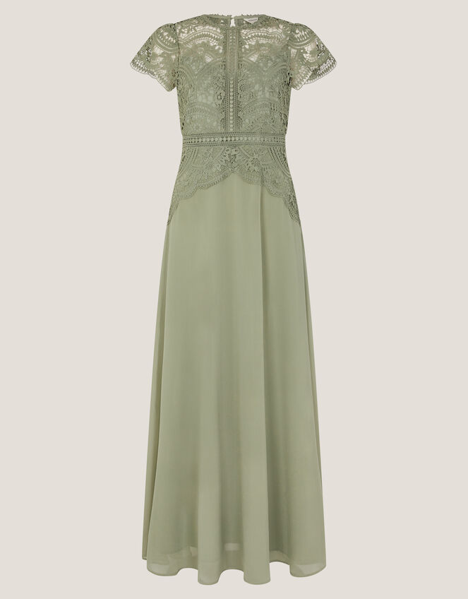 Monica Lace Bridesmaid Dress Green | Evening Dresses | Monsoon Global.