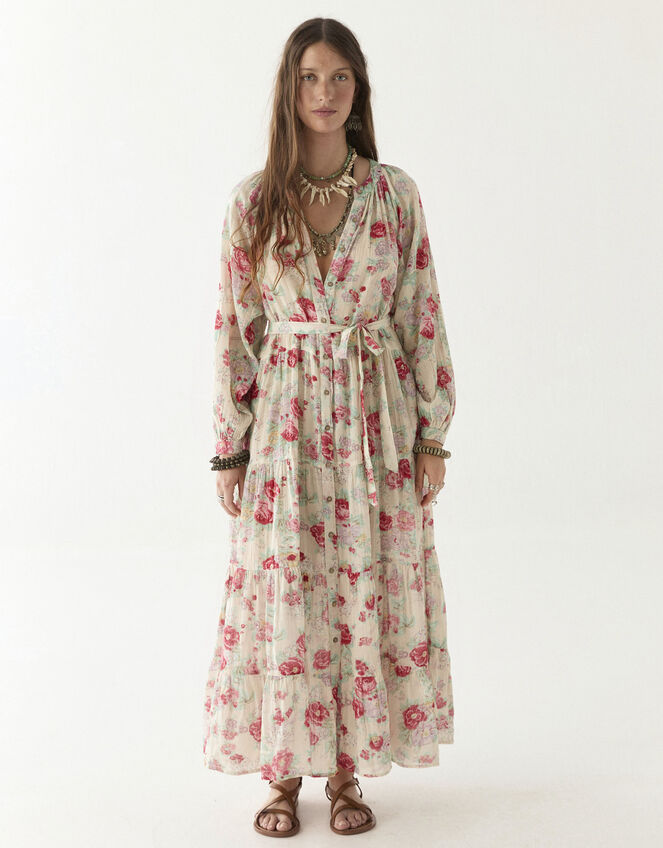 Maison Hotel Augustina Floral Maxi Dress Multi