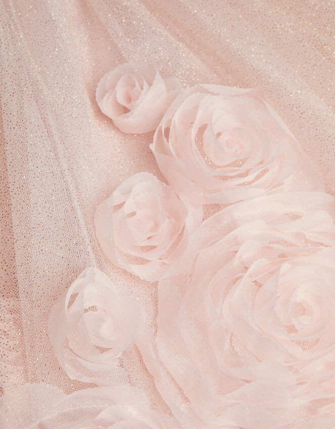 Arabella 3D Roses Dress Pink | Girls' Dresses | Monsoon Global.