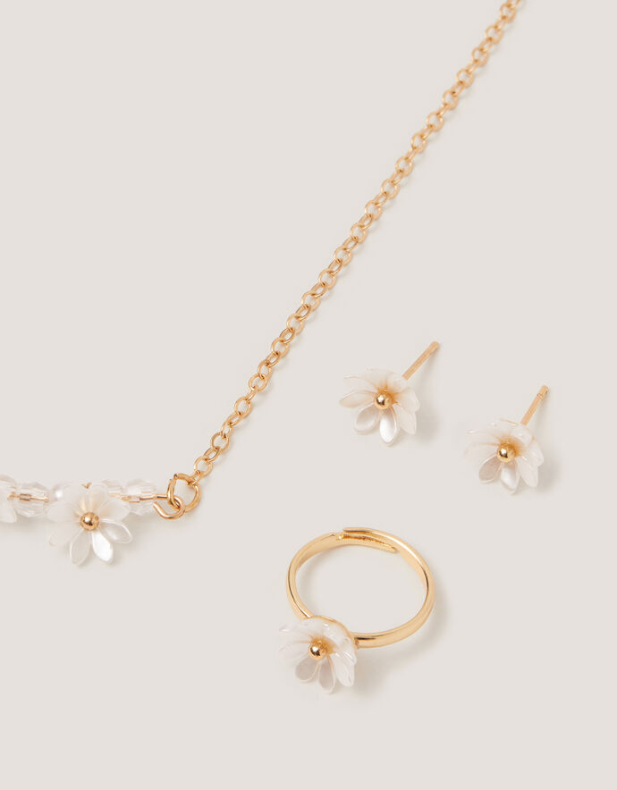 Beaded Flower Jewellery Set | Accessories | Monsoon US.