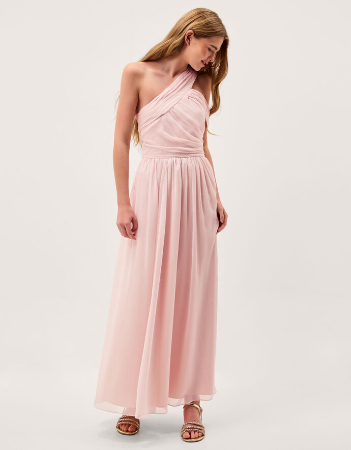 Arianna One Shoulder Tulle Prom Dress Pink | Prom Dresses & Shoes ...
