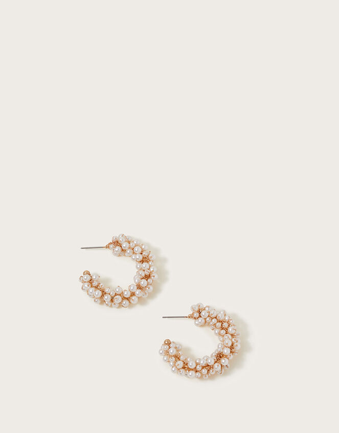 Mixed Pearl Hoops | Accessories | Monsoon Global.