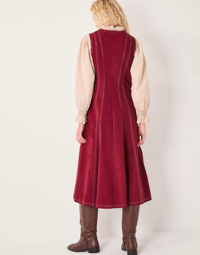 Hope Sleeveless A-Line Denim Midi Dress Red | Day Dresses | Monsoon ROI.