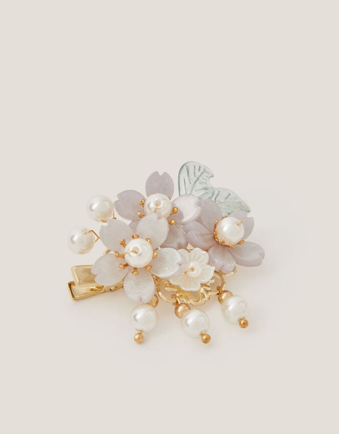 Flower Pearl Cluster Hair Clip | Accessories | Monsoon Global.