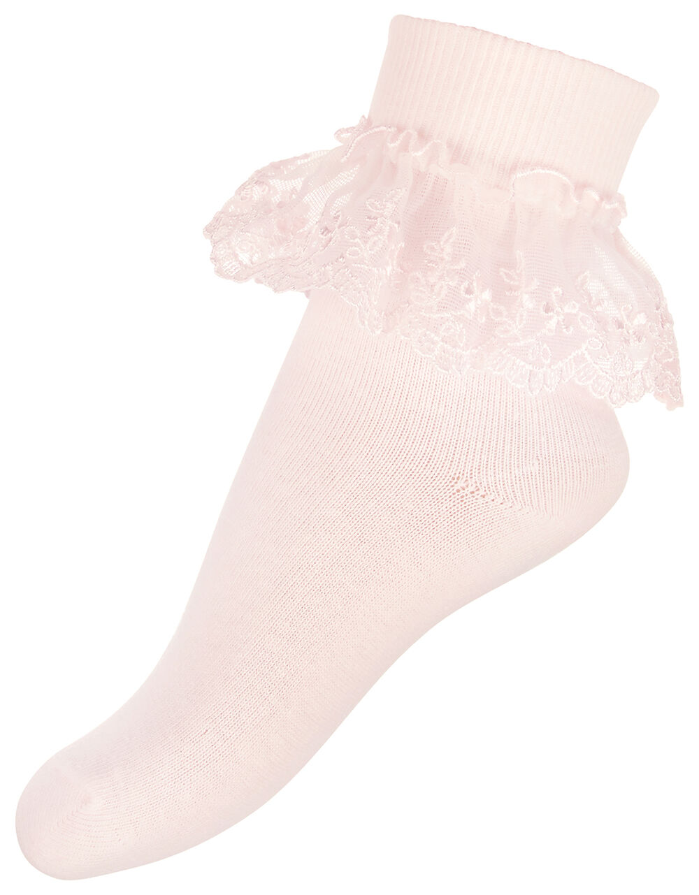 Poppy Lace Sock Pack Pink | Girls' Tights & Socks | Monsoon ROI.