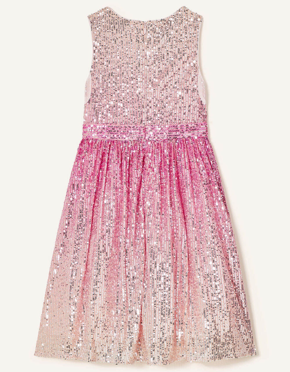 Ombre Sequin Dress Pink | Girls' Dresses | Monsoon Global.