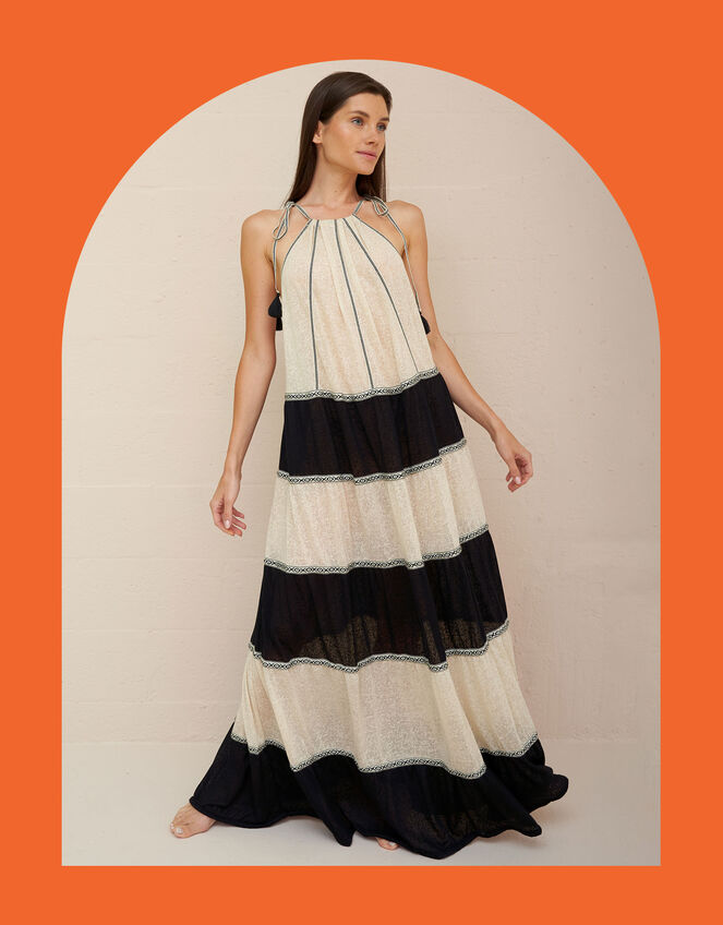 Pitusa Aegean Tiered Maxi Dress