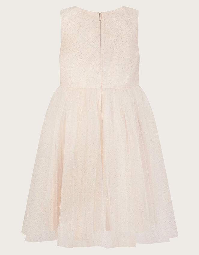 Darcie 3D Flower Glitter Tulle Dress Gold | Girls' Dresses | Monsoon ...