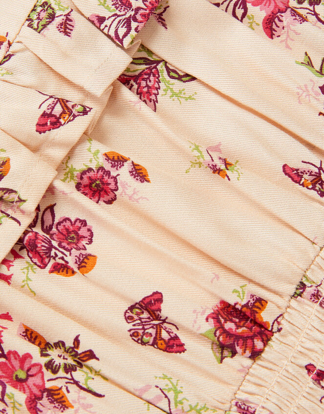 Butterfly Floral Frill Dress Ivory | Girls' Dresses | Monsoon ROI.