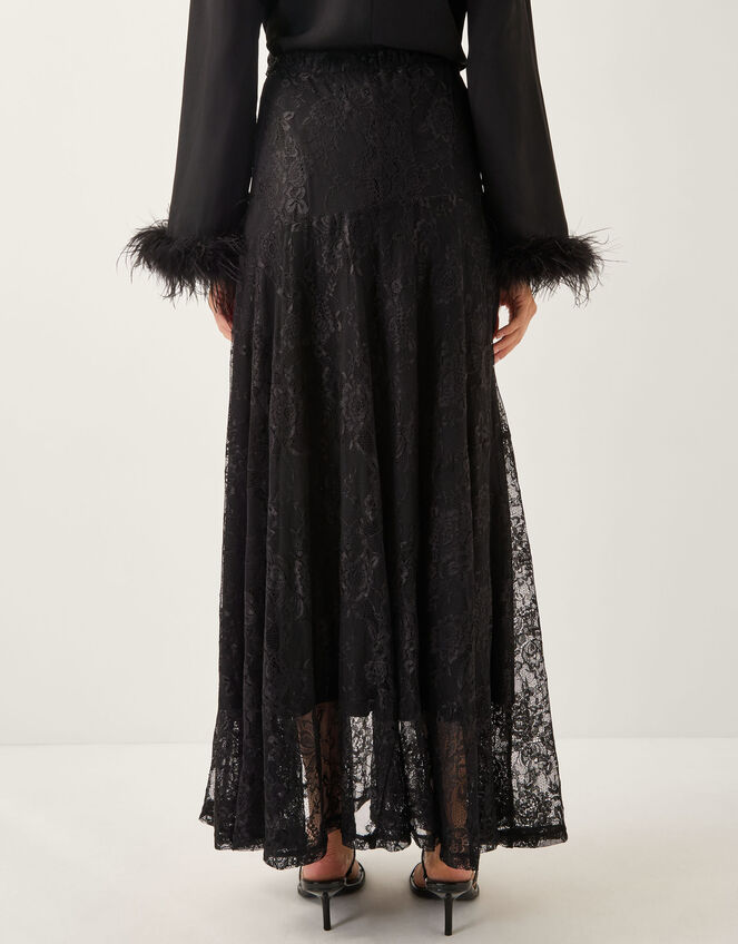 Luna Lace Maxi Skirt Black | Skirts | Monsoon ROI.