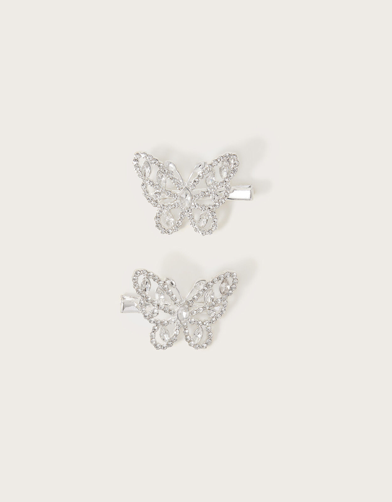 Diamond butterfly hair clip store