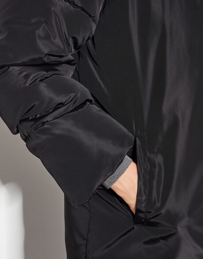 Poppy High Neck Puffer Coat Black | Women's Coats | Monsoon ROI.