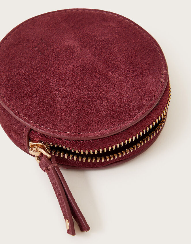 Suede Round Coin Purse | Bags & Purses | Monsoon Global.