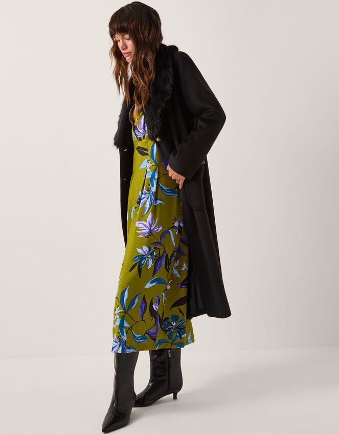 Sonya Floral Print Midi Dress Green | Day Dresses | Monsoon Global.