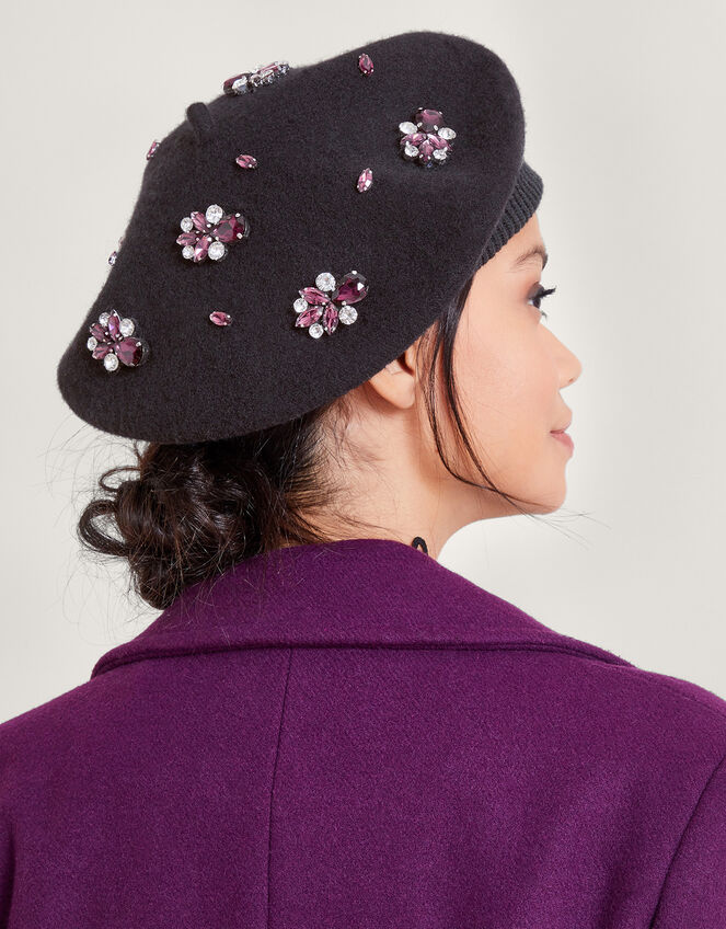 Diamante Wool Beret | Accessories | Monsoon Global.