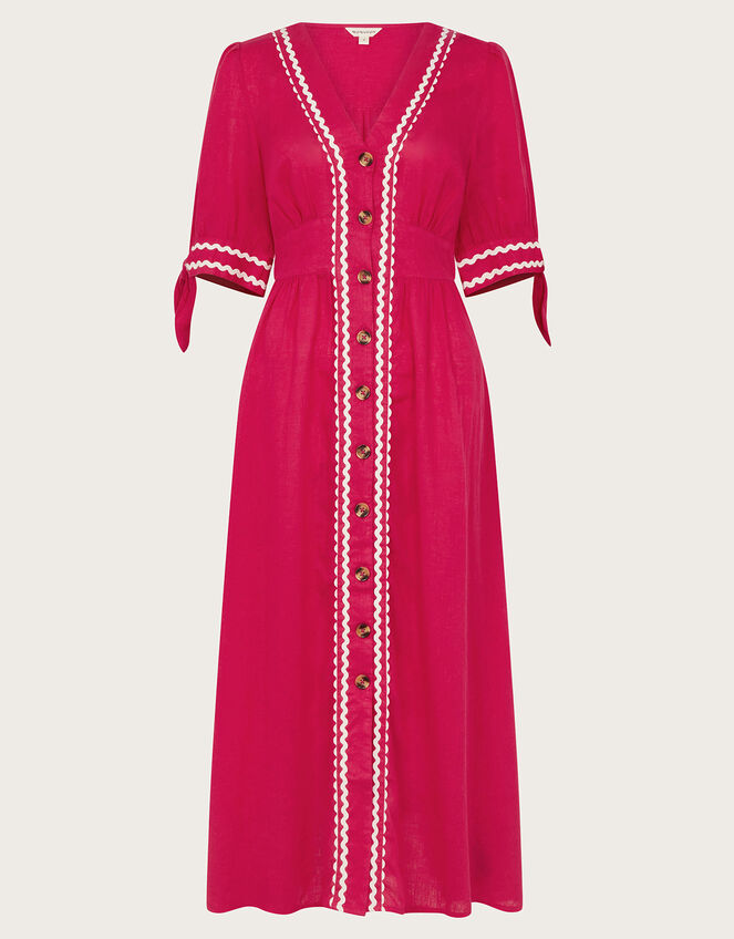Lita Ric Rac Dress Pink | Day Dresses | Monsoon Global.