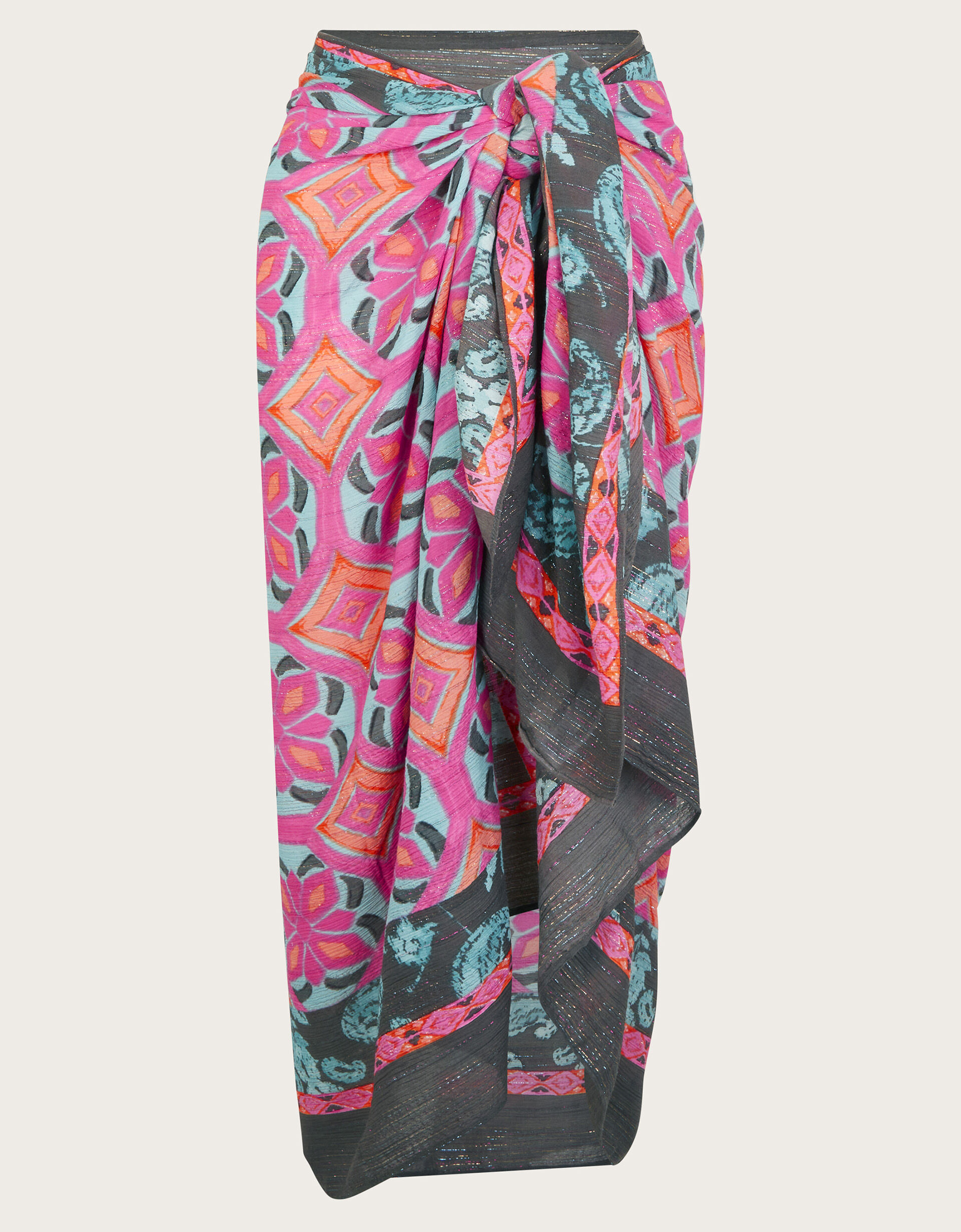 Tile Print Sarong | Accessories | Monsoon Global.