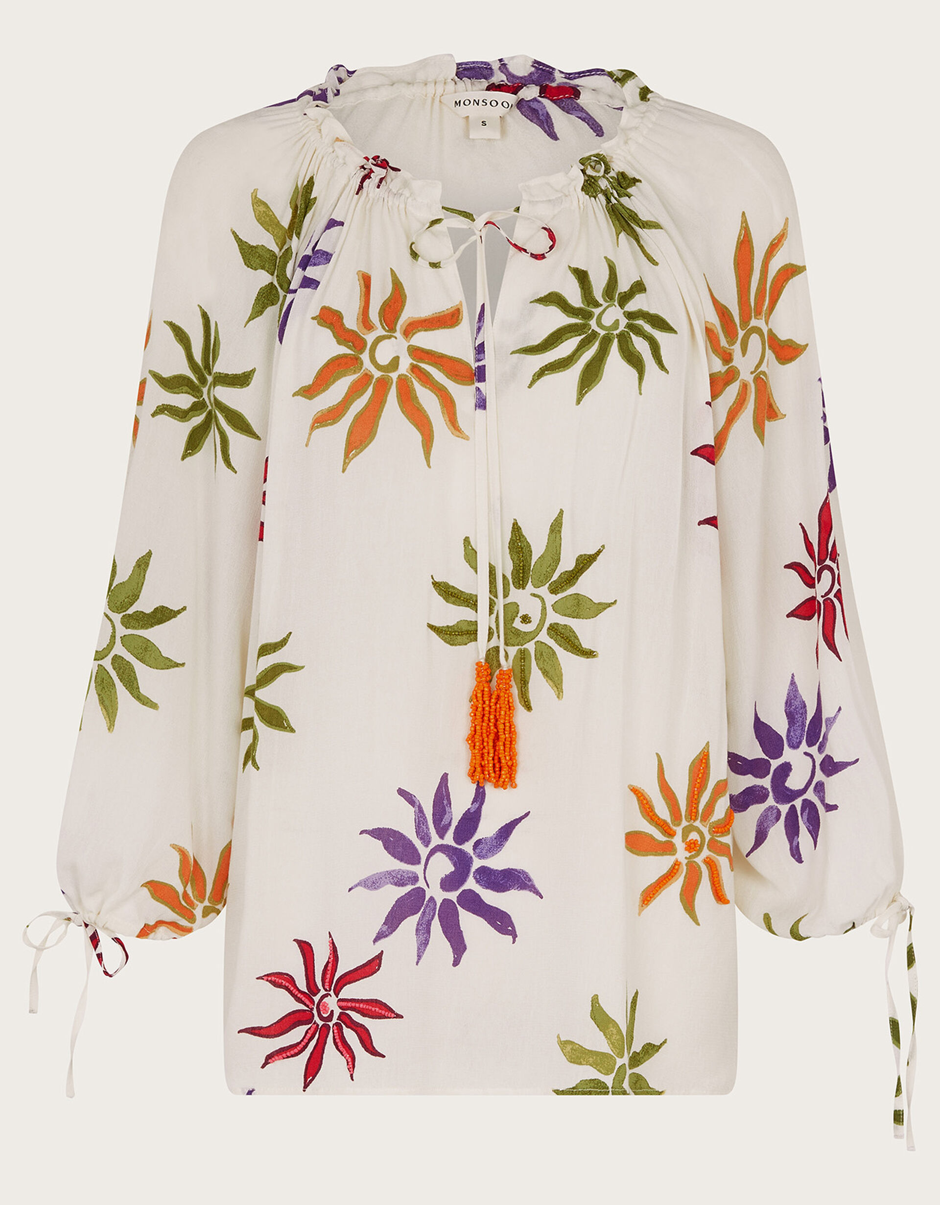 Summer Sun Top Ivory | Tops & T-shirts | Monsoon US.